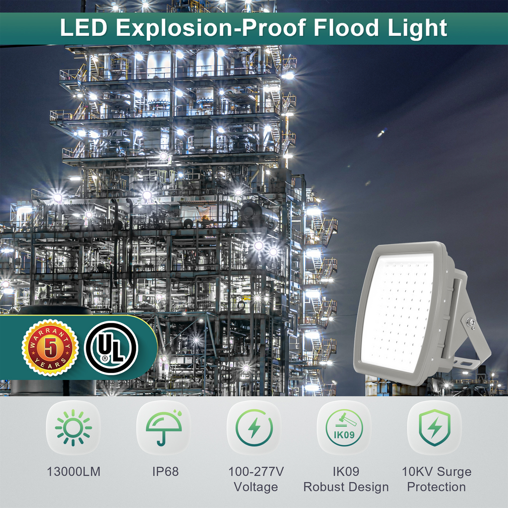 100W Led Explosion Proof Light for Class 1 Division 2-Hazardous Locati