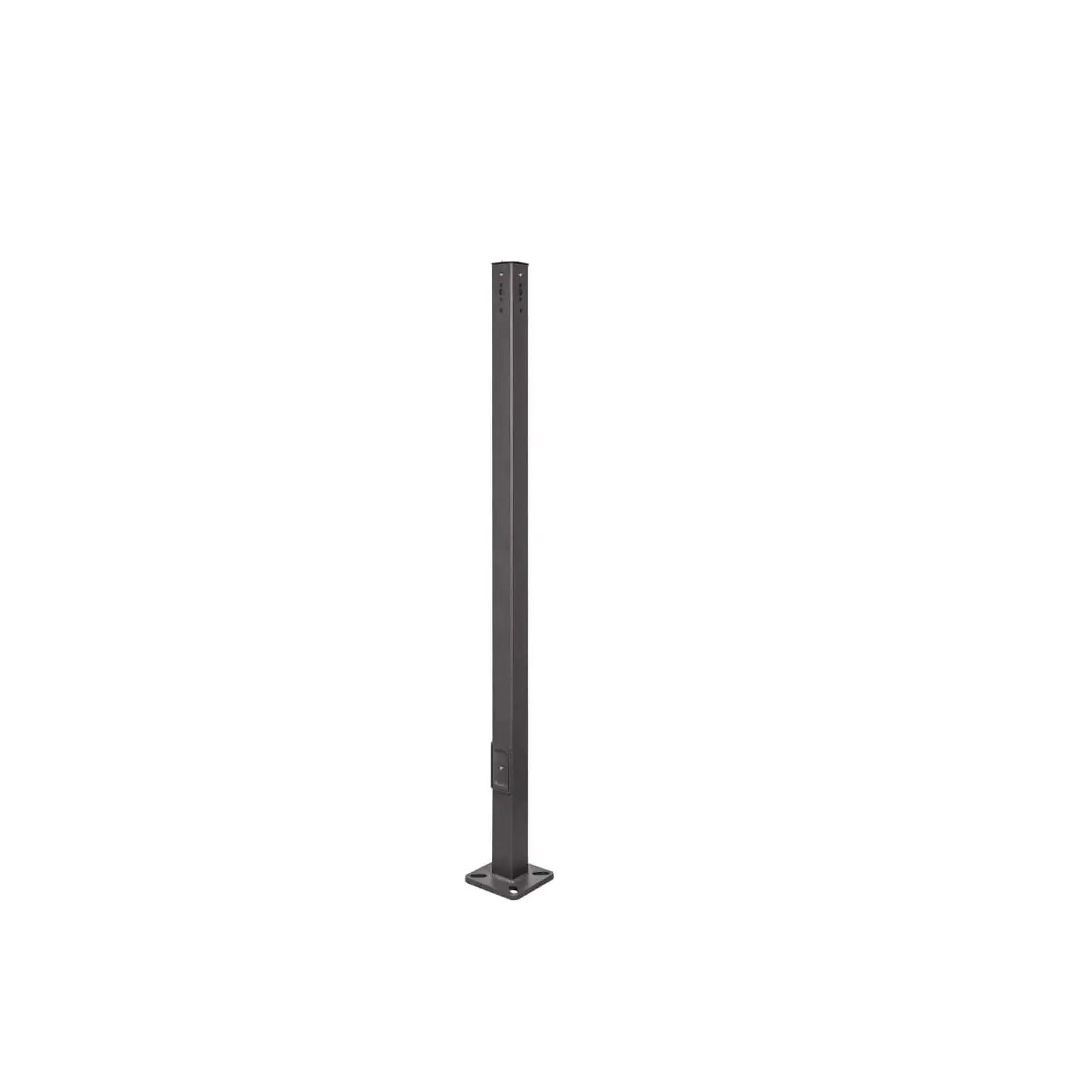 TANLITE Lighting 4 inch 20 Foot Steel Square Light Pole | 11 Gauge
