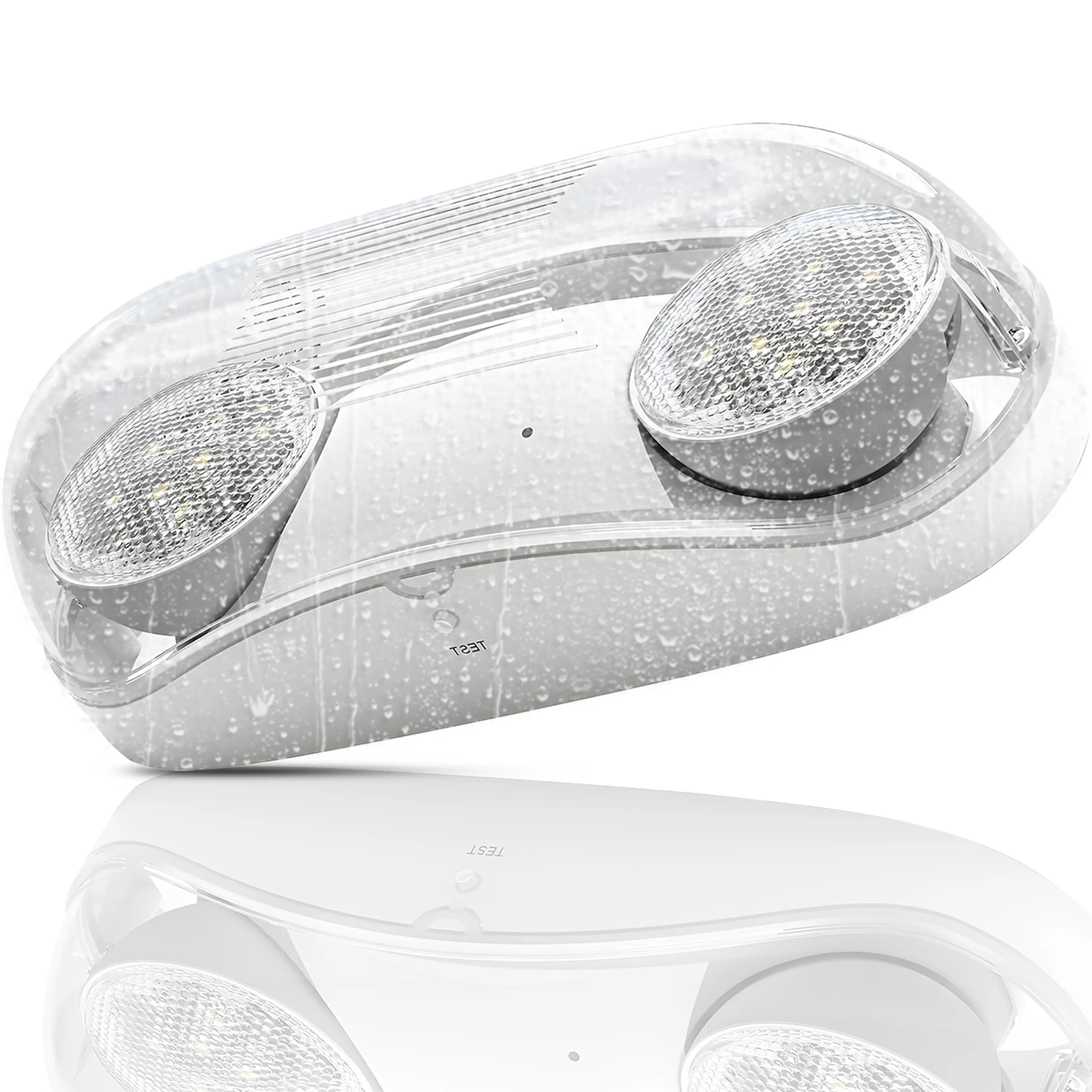 TANLITE LED Wet Location Outdoor Emergency Light with Adjustable Light