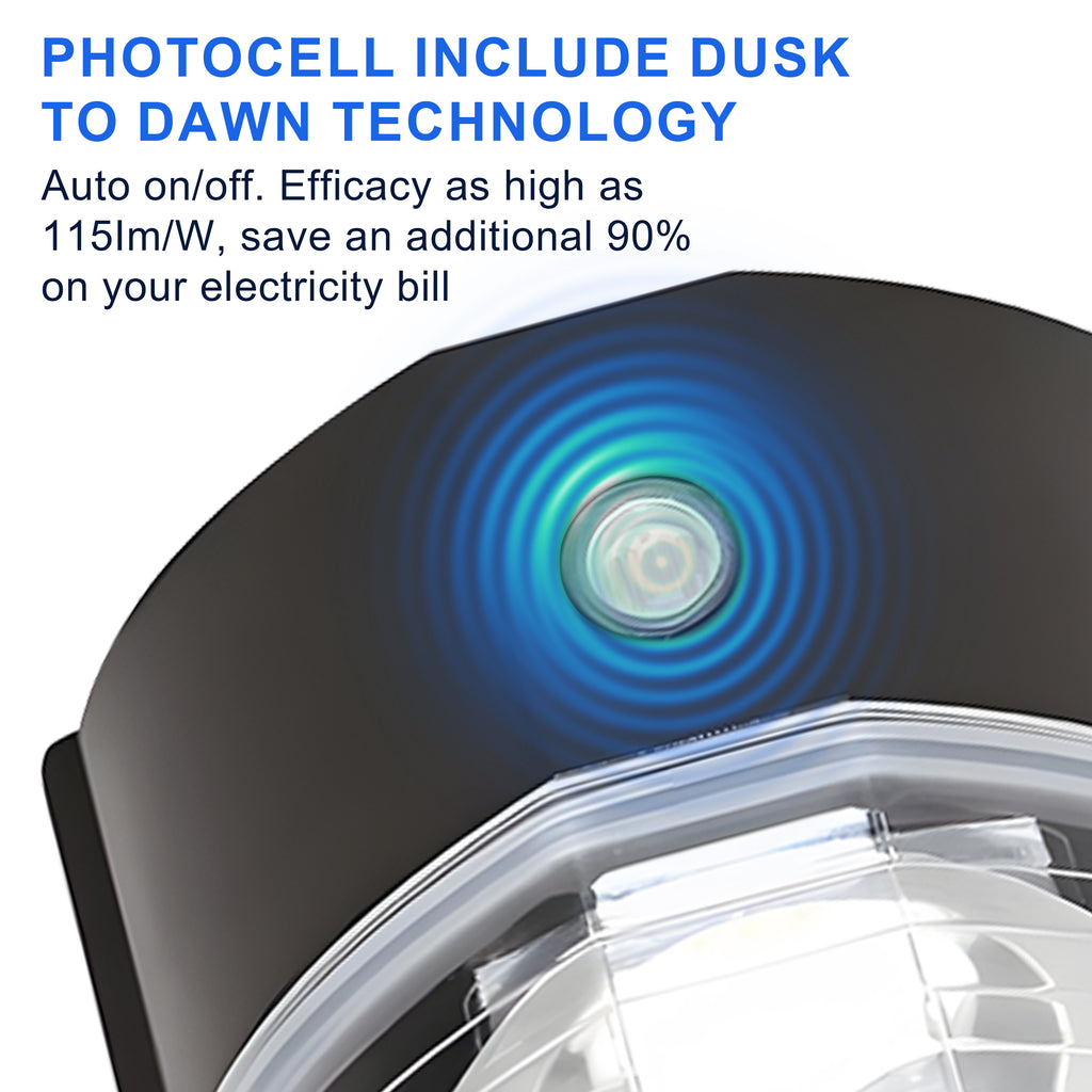 26W LED Mini Wall Pack-2,860-Lumens-70W Metal Halide Equivalent-5000K-